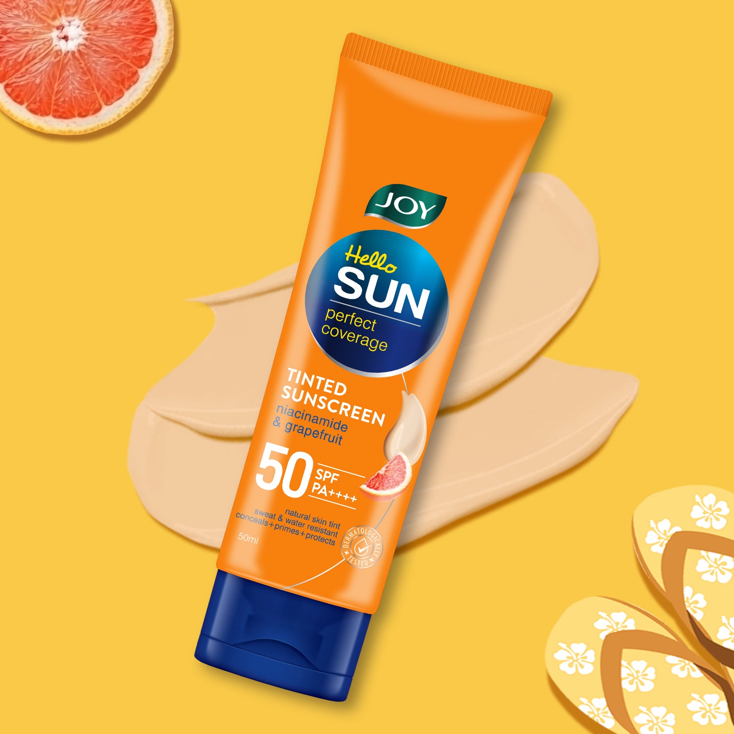 Mattifying Tinted Sunscreen SPF 50 PA+++ – Joy Personal Care