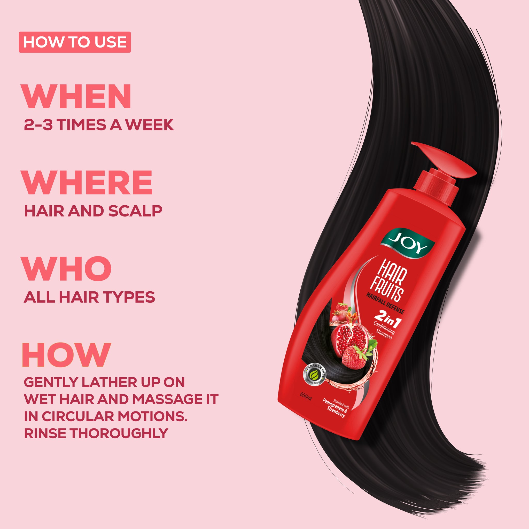 Hair Fruits Hair fall Defense Conditioning Shampoo – Joy Personal Care
