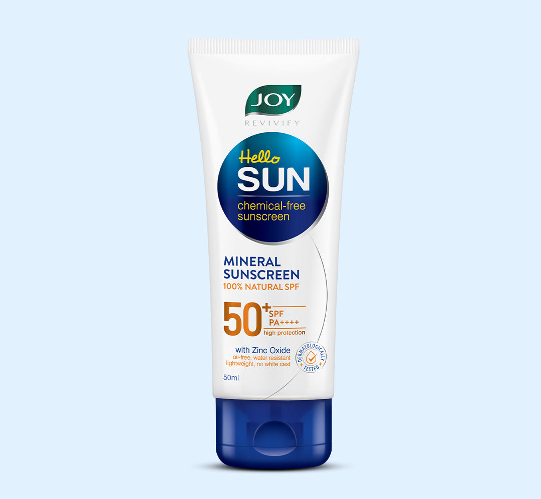 Chemical-Free Mineral Sunscreen SPF 50 PA++++ – Joy Personal Care