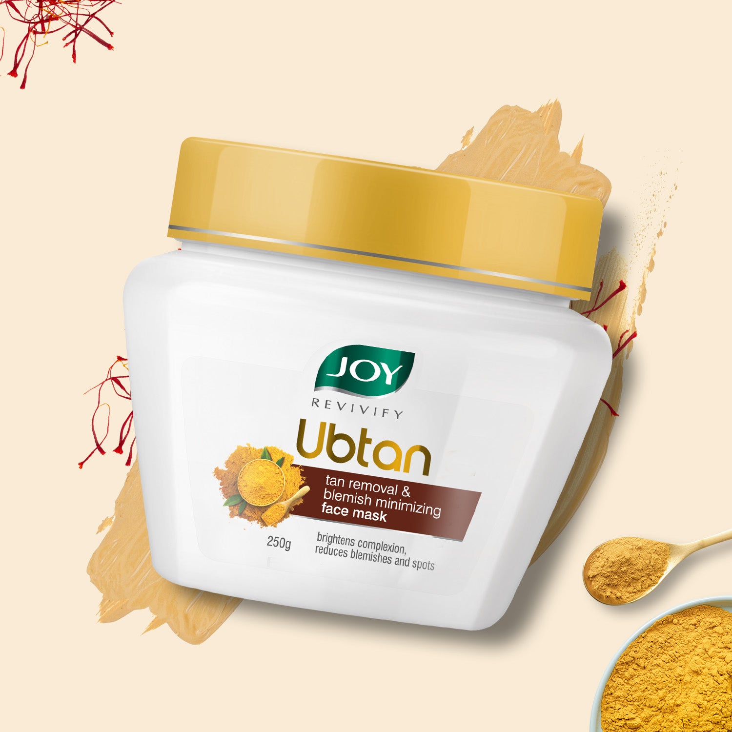 Ubtan Tan Removal + Blemish Minimizing face mask – Joy Personal Care