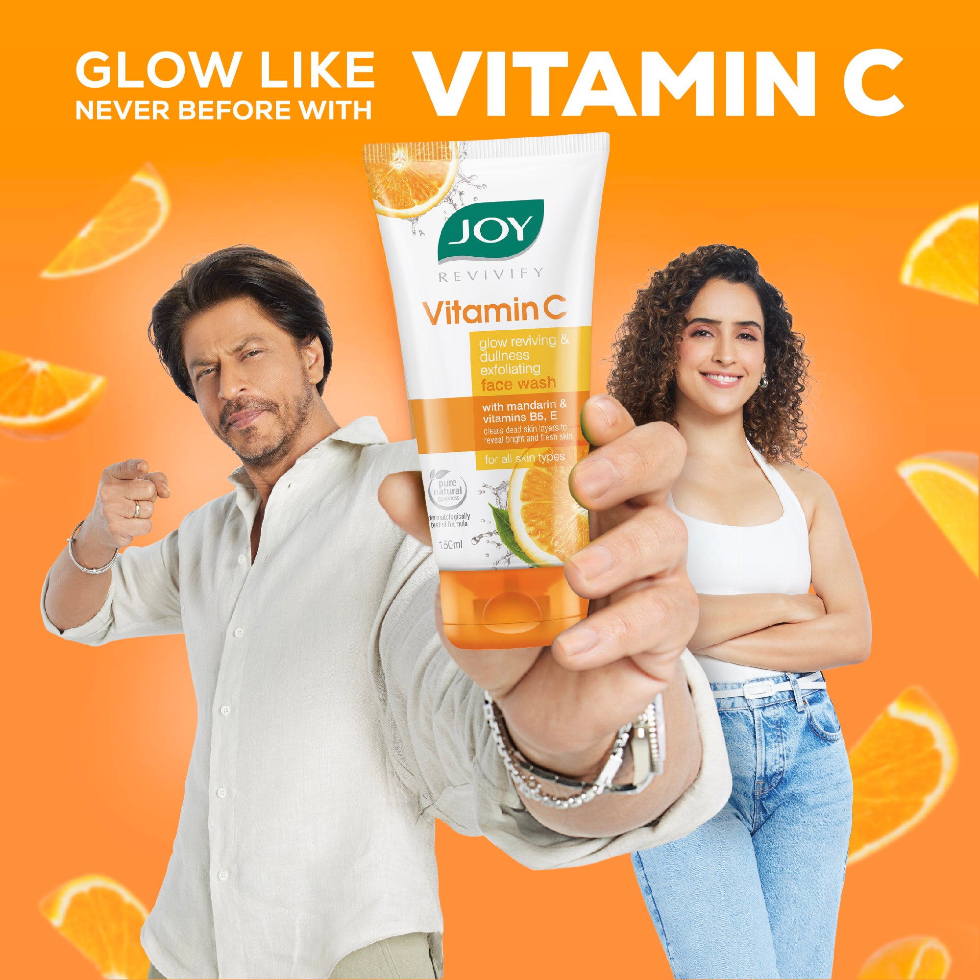 Vitamin C Glow Reviving + Dullness Exfoliating Face Wash – Joy Personal Care